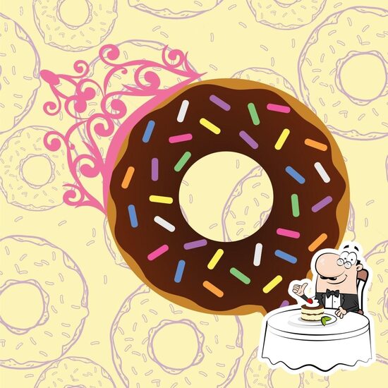 Menu at Queen Donuts, Curitiba