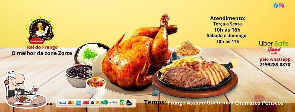 Rei do Frango O Original restaurant, Rio de Janeiro, R. Galileu ...