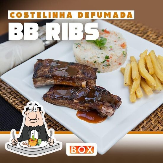 Menu at Box Restaurante, Três Lagoas