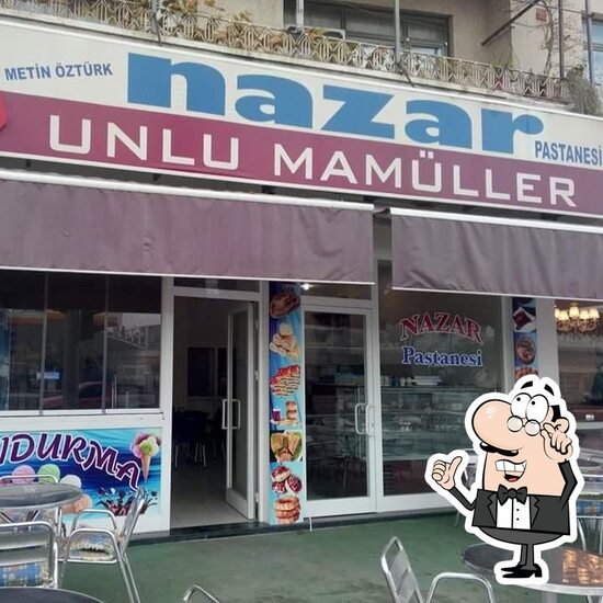 Menu at Nazar Unlu Mamülleri, Çine