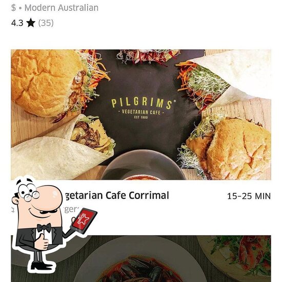 Menu at Pilgrims Corrimal cafe, Corrimal, 10 Parker Rd
