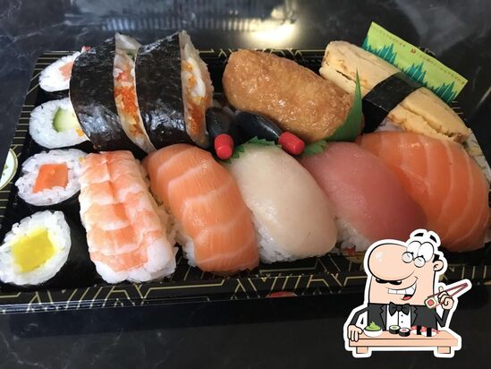 Menu at Yoyogi Sushi restaurant, Epping