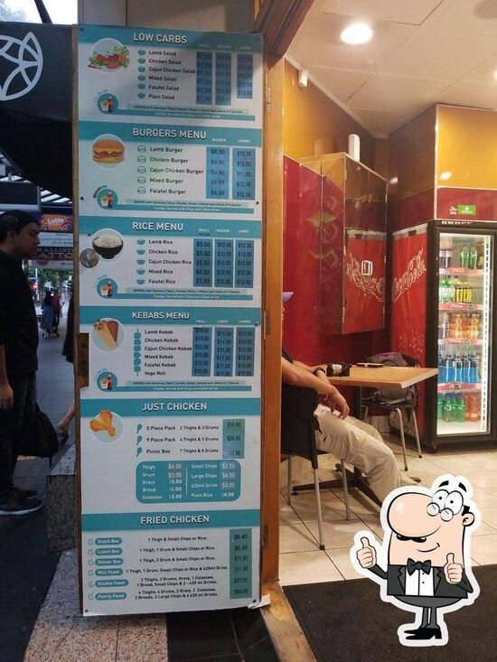 Menu at Avachi Fried Chicken, Auckland, 291-297 Queen St