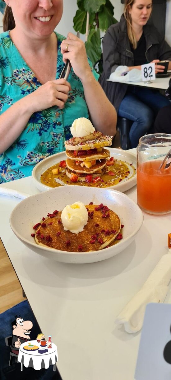 Menu at The Lazy Corner cafe, Mundaring