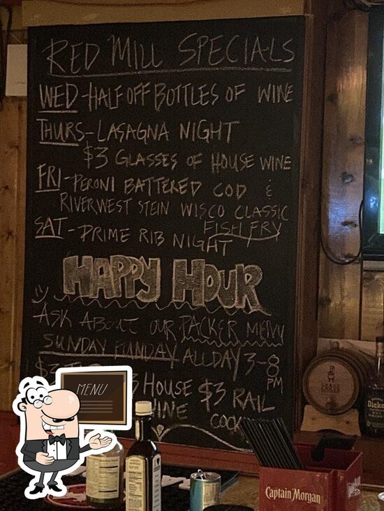 The Red Mill Inn & Pizza in Brookfield - Restaurant menu and reviews