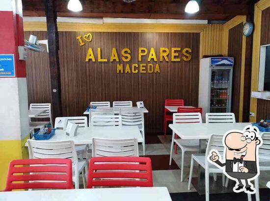 Menu at Alas Pares restaurant, Manila