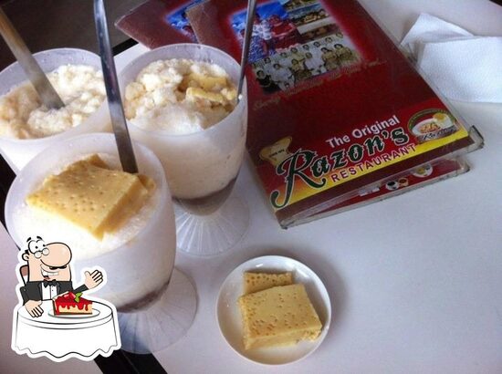 Menu at Razon's restaurant, Baguio