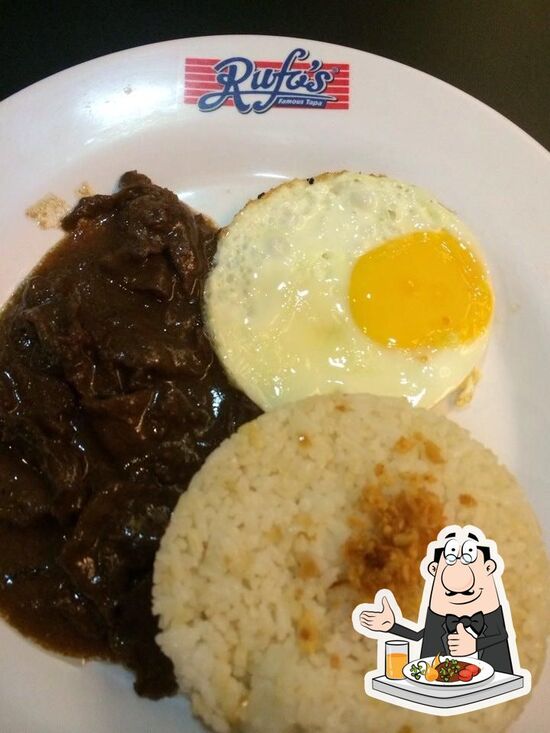 Menu at Rufo's Famous Tapa restaurant, Manila, P. Noval Street
