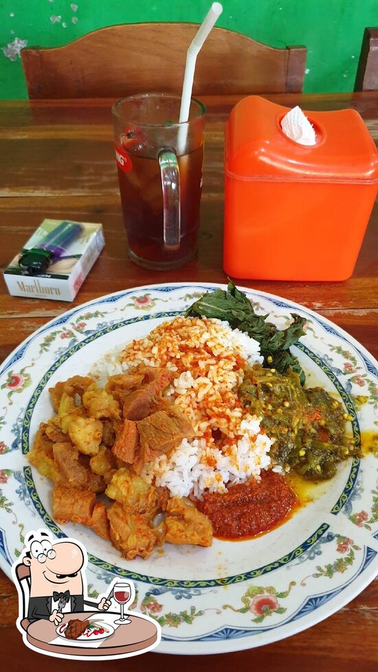 Menu at RM Ananda Masakan Padang restaurant, Tuban