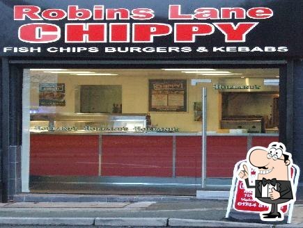 Menu at Robins Lane Chippy restaurant, St Helens