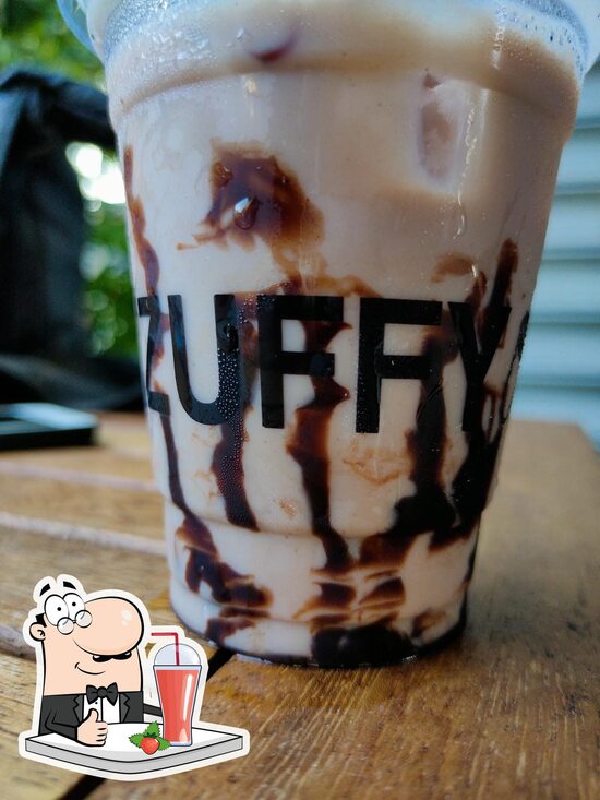 Menu at Zuffy Bubble Tea, Istanbul