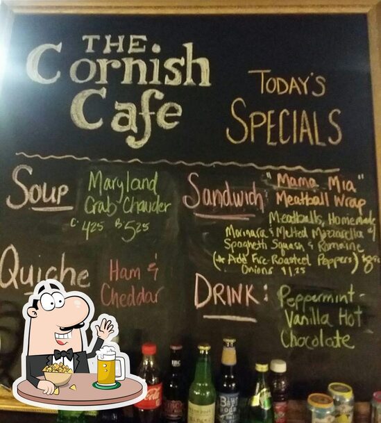 Menu at The New Cornish Cafe, Oakland