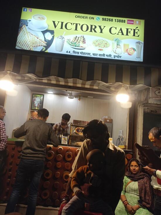 Menu at Victory Cafe, Indore
