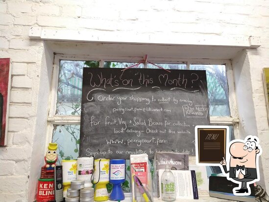 Menu at Perry Court Farm restaurant, Ashford