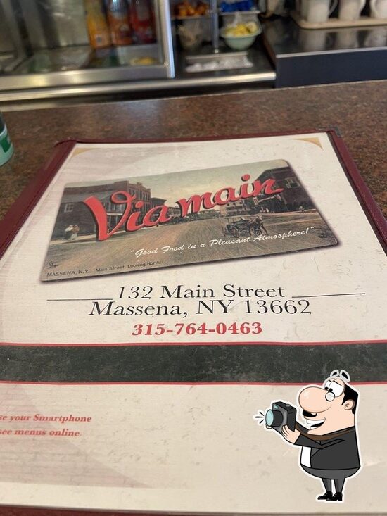 Menu at Via Main restaurant, Massena