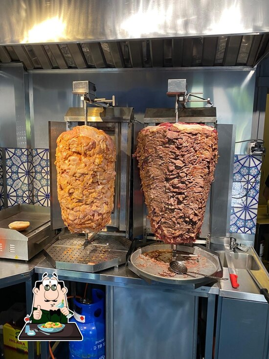 Menu at Efes Express Kebab restaurant, Warsaw