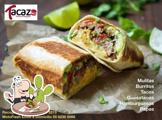 Carta del restaurante Tacazo, Ixtapaluca