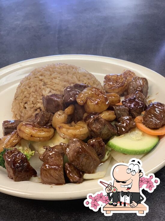Menu at Ninja Japanese express II restaurant, Van Buren