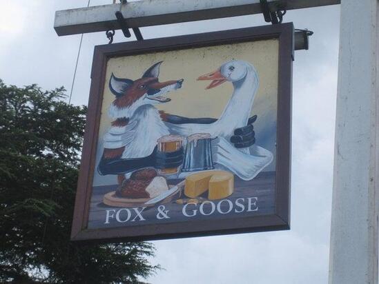 Menu at Fox & Goose pub & bar, Greywell, The St