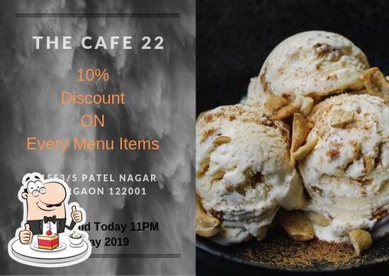 Menu at Thecafe22, Gurugram