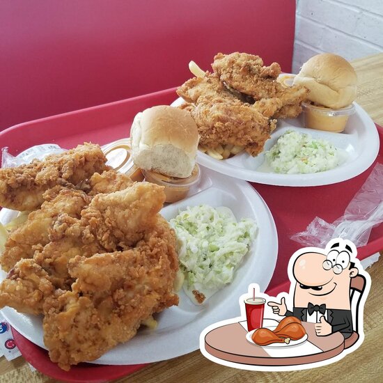 Menu at Bee-Gee's restaurant, Albertville