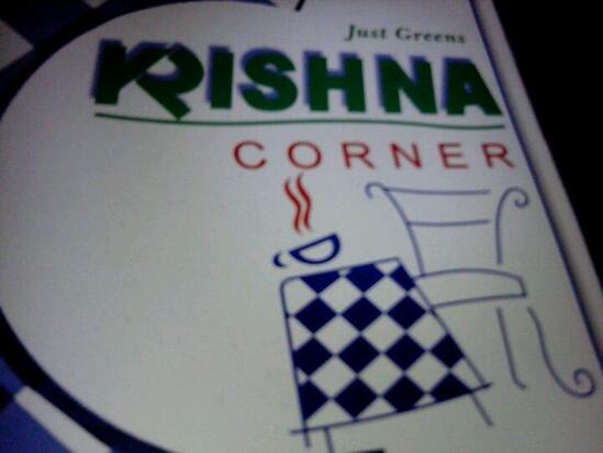 Menu at Krishna Corner, Pune
