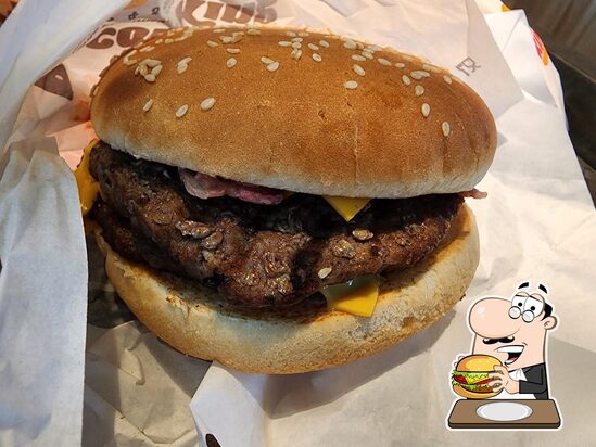 Speisekarte von Burger King restaurant, Frankfurt am Main, Frankfurt Arpt