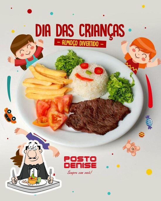 Menu at Posto Denise restaurant, Brazil
