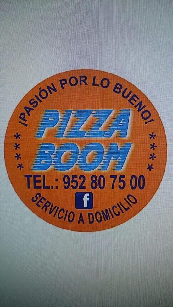 Carta de pizzería Pizza Boom, Estepona