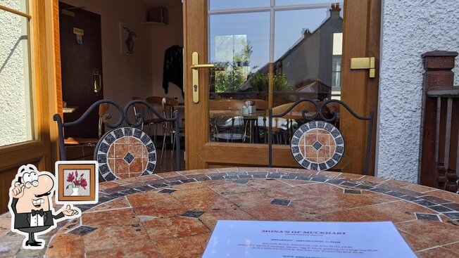Menu at Monas Of Muckhart cafe, Pool of Muckhart, Main St