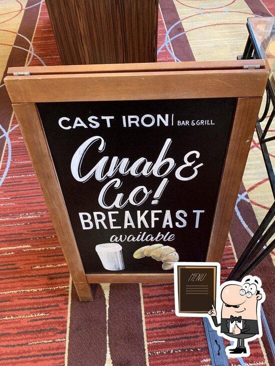 Menu at Cast Iron Bar & Grill, Portsmouth