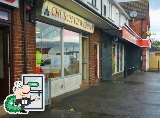 Menu at Church View Chippy restaurant, Bodelwyddan