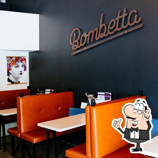 Menu at Bombetta restaurant, Noosa Heads