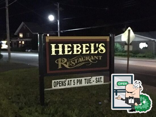 Menu at Hebel's Restaurant, New Glasgow, 71 Stellarton Rd