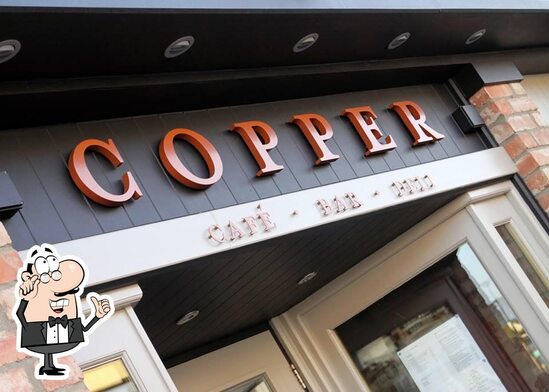 Menu at Copper Cafe, Nottingham, West Bridgford Mapperley