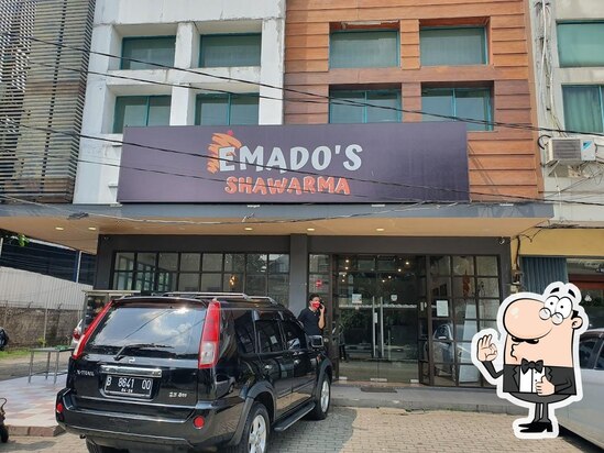 Menu at Emados Shawarma restaurant, South Jakarta