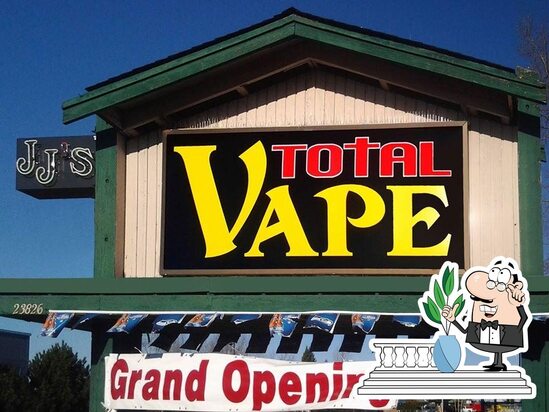 Menu at Total Vape, Kent