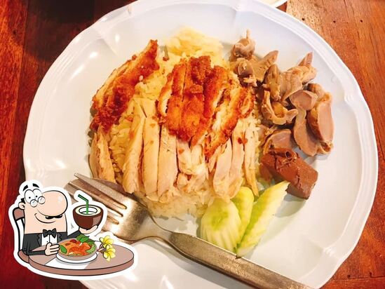 Menu at Chicken Rice Pratunam restaurant, Bangkok, PG9G+8MP ซอย สาธร 11