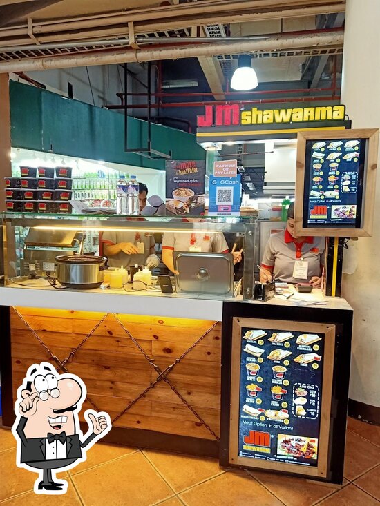 Menu at JM shawarma restaurant, Dumaguete