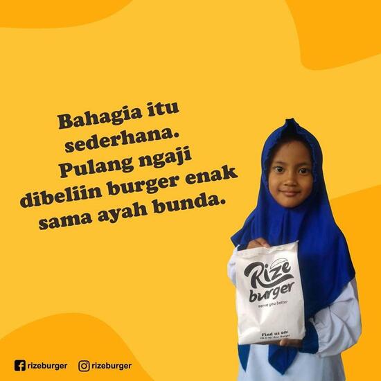Menu at Rize Burger restaurant, Pasuruan, 9VCH+64H