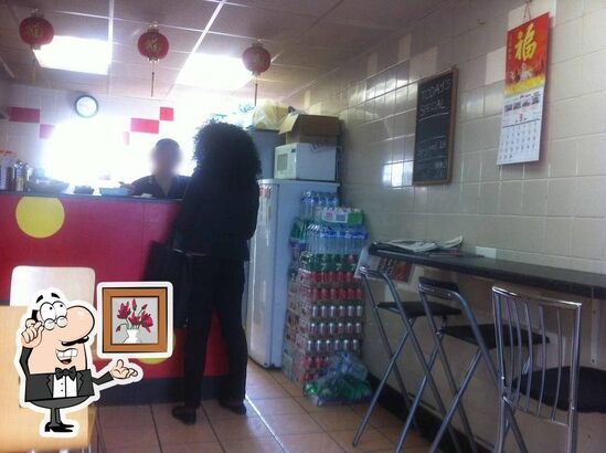 Menu at Sam's Chinese Express fast food, London, 61 Red Lion St