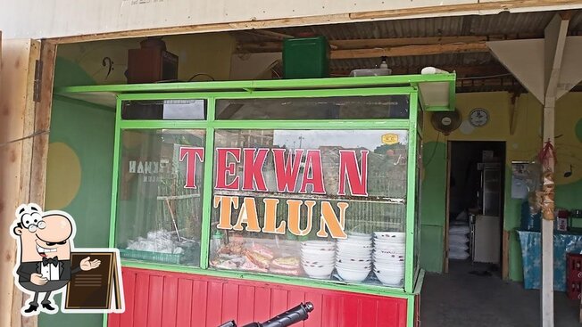 Menu at Tekwan talun restaurant, Bandung