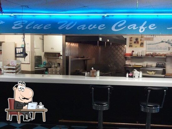 Menu at Blue Wave Cafe, Oceanside