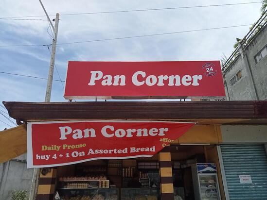 Menu at Pan Corner, Tagum City