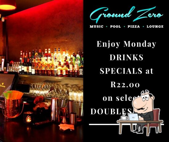 Ground Zero Bar & Restaurant, Durban - Restaurant menu, prices and reviews