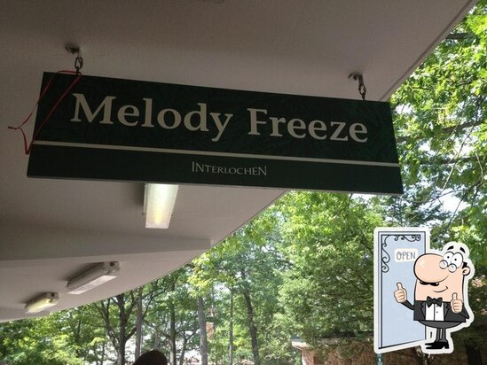 Menu at Melody Freeze Cafe, Interlochen
