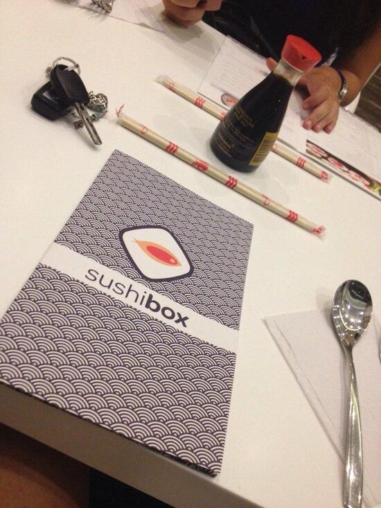 Menu au Sushi Box restaurant, Tunis