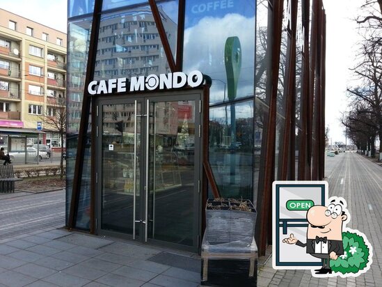 Menu at Café Mondo cafe, Szczecin