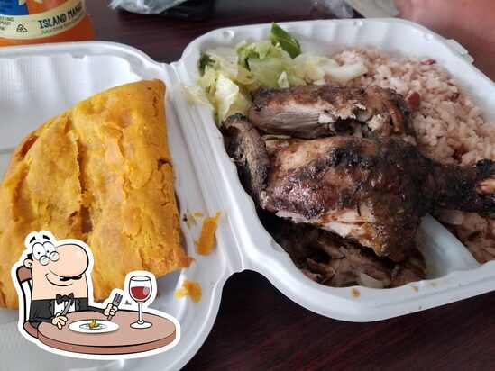 Menu at Ocho Rios Jerk and Tings restaurant, Ocean City