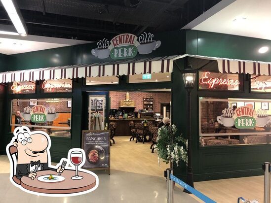 Menu at Central Perk cafe, Manchester, 106-122 Market St